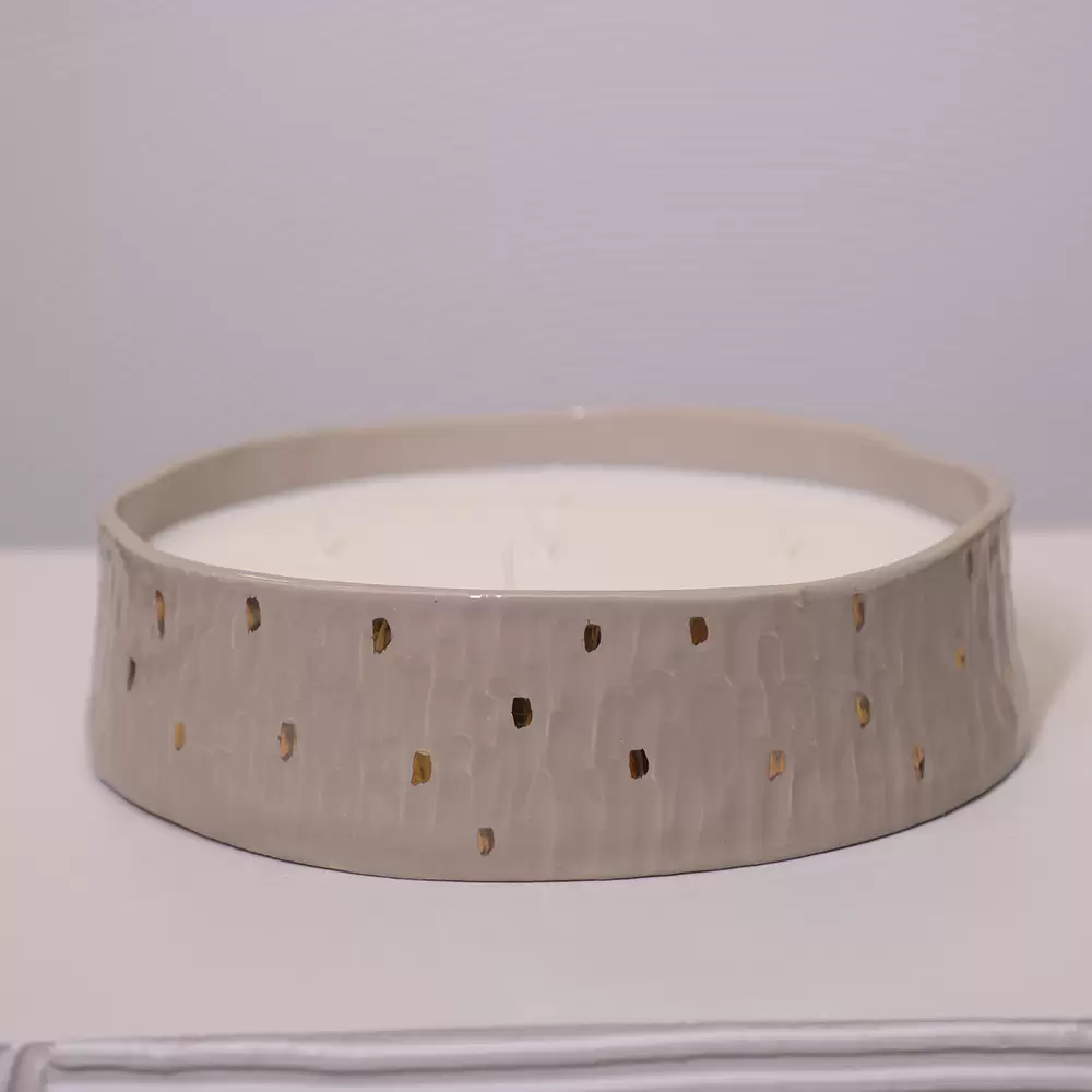 ROUND CERAMIC CANDLE DROPS S - LA PLACE SHOP